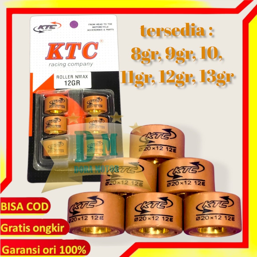 Jual Roller Racing KTC Original / Roller Ktc Ready Motor Nmax,Aerox ...