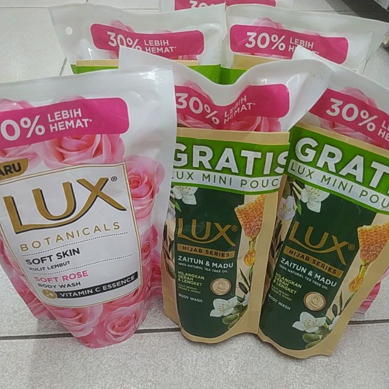 Jual LUX SABUN CAIR 400ML (gratis lux mini pouch) | Shopee Indonesia