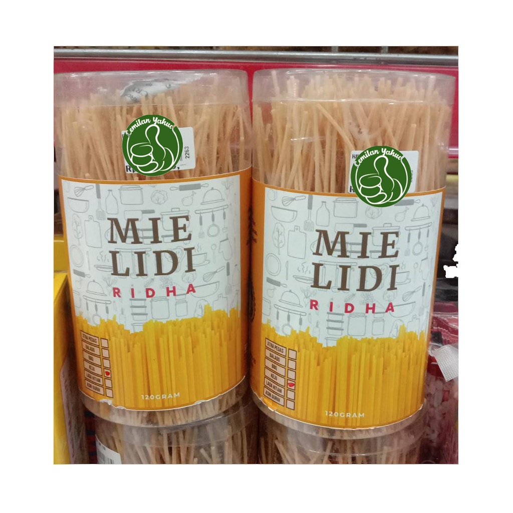 Jual Snack Cemilan Mie Lidi Ridha 120gr | Shopee Indonesia