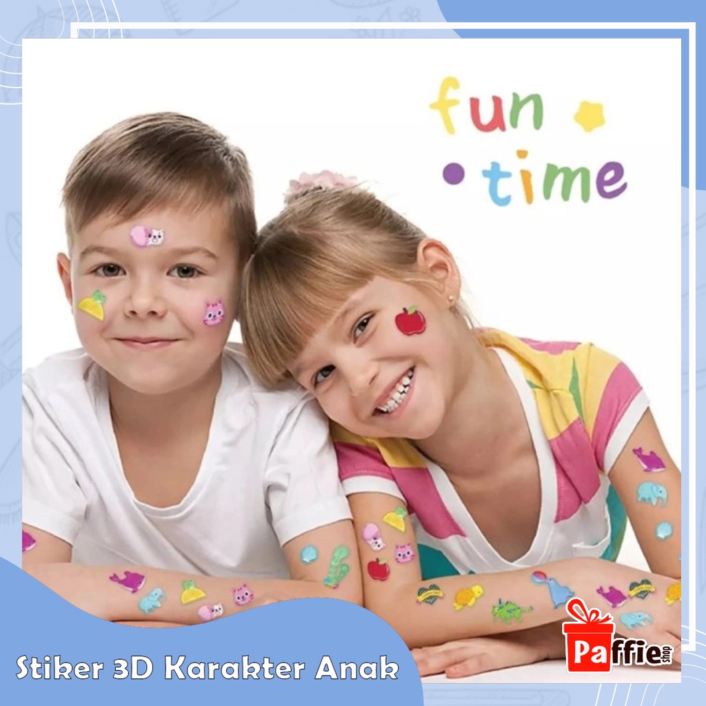 Jual Stiker Timbul 3d Karakter Anak Sticker Embos Motif Lucu Bt21 Anime ...