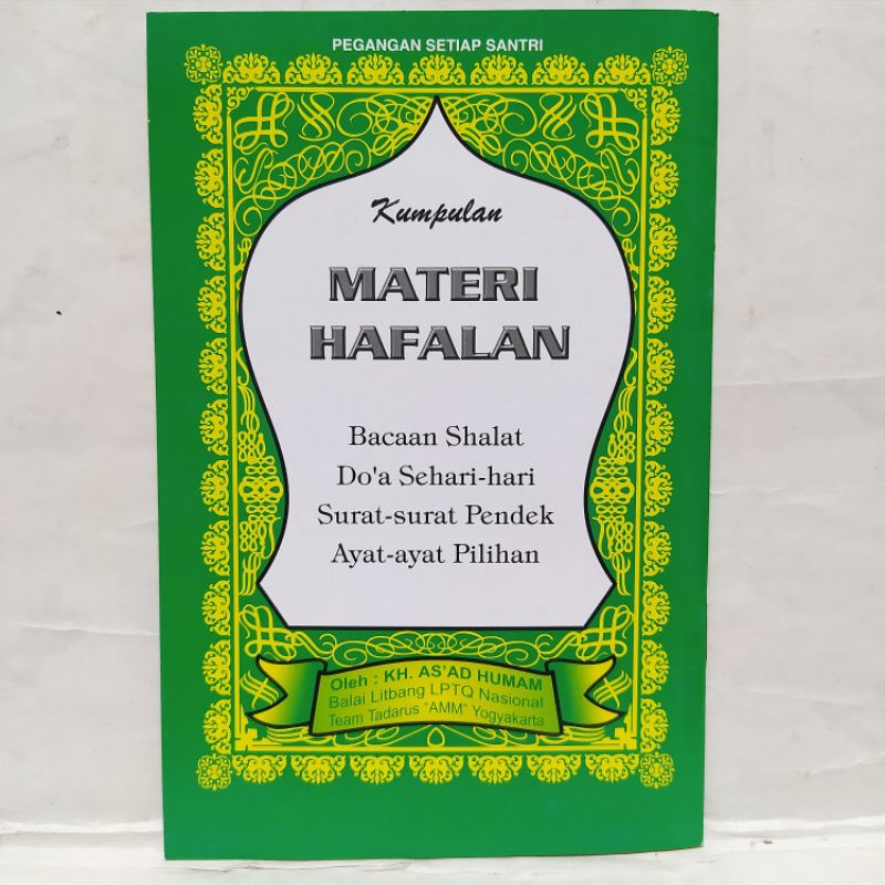 Jual Kumpulan Materi Hafalan Doa Dan Adab Harian Bacaan Sholat Surat-Surat Pendek Ayat-Ayat ...