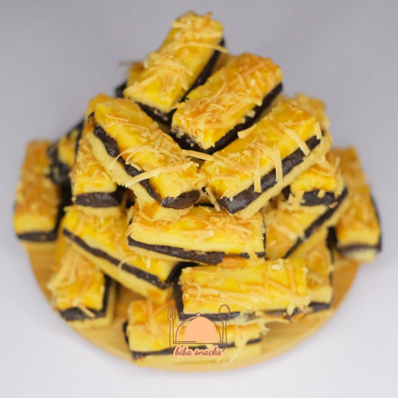 Jual Kue Kastengel Coklat Premium Biba Snacks Terlaris (Gratis 1 Pouch ...