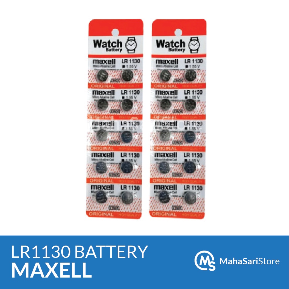 Jual Battery / Baterai / Batere Maxell LR1130 / LR 1130 / AG 10 / AG10 1.5V | Shopee Indonesia