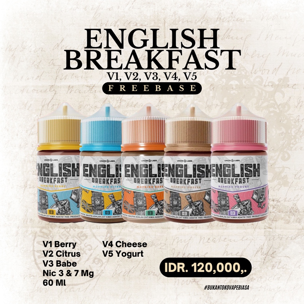 Jual English Breakfast 60Ml | Shopee Indonesia