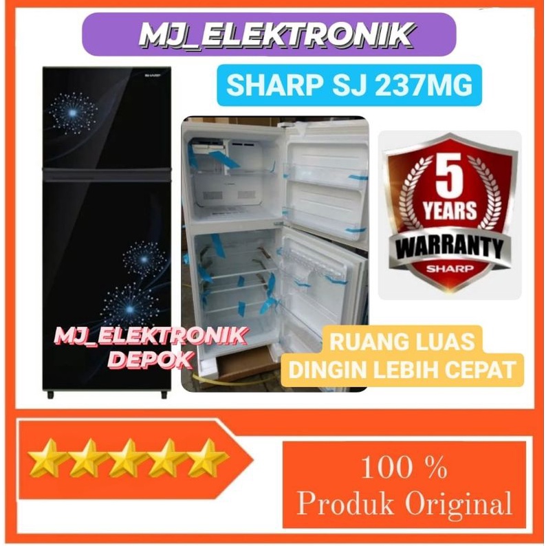 Jual KULKAS SHARP 2 PINTU SJ 237MG | Shopee Indonesia