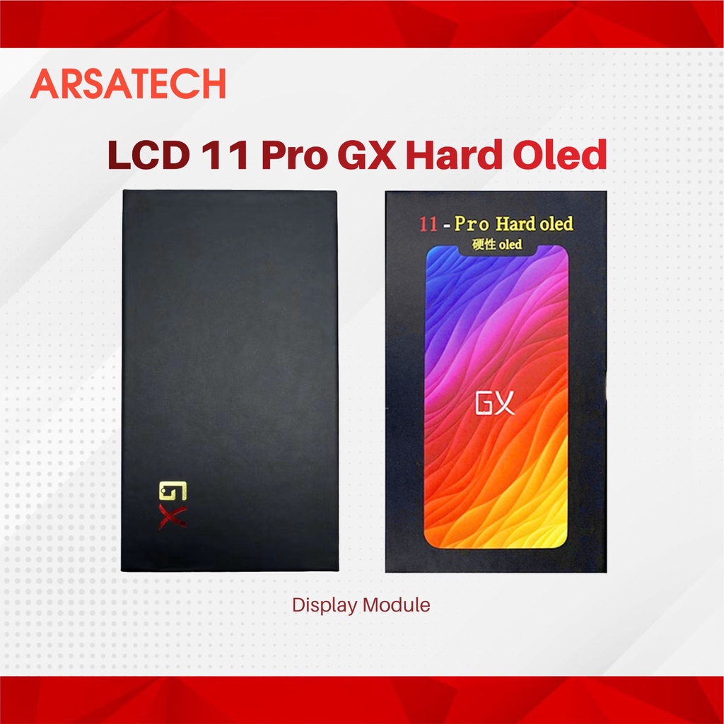 Jual LCD TOUCHSCREEN IP 11 PRO GX OLED BLACK | Shopee Indonesia