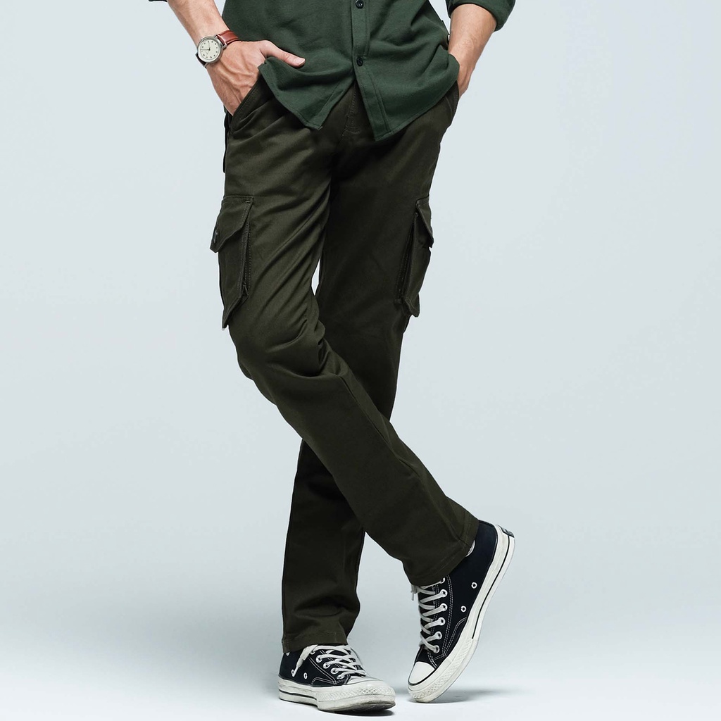Jual JB - Long Cargo Green Army - Celana Cargo Panjang Pria | Shopee ...