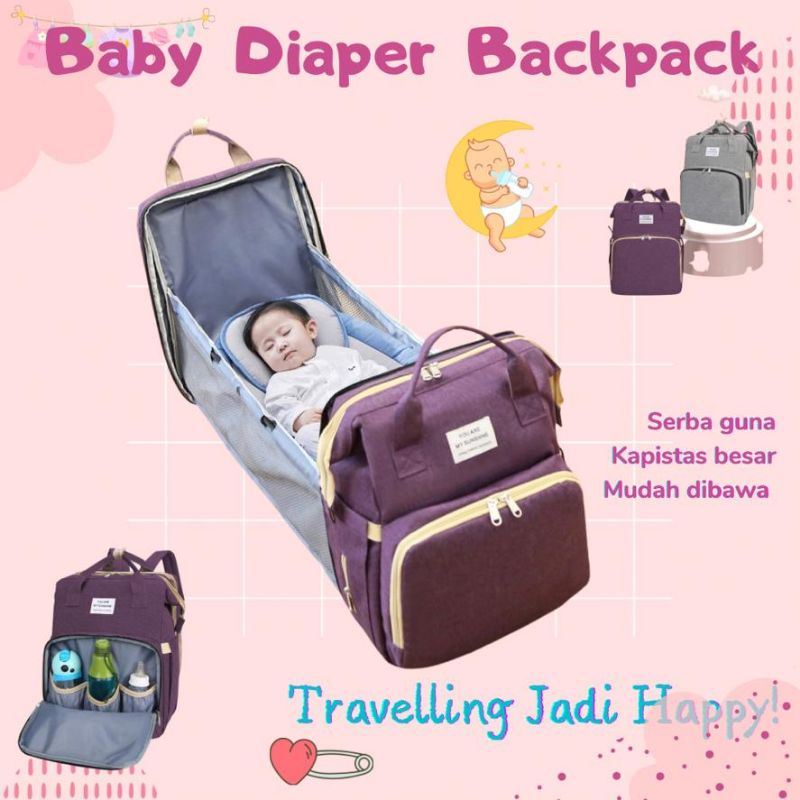Jual Tas Ransel Bayi Baby Diapers Backpack Tas Travelling Bayi | Shopee ...
