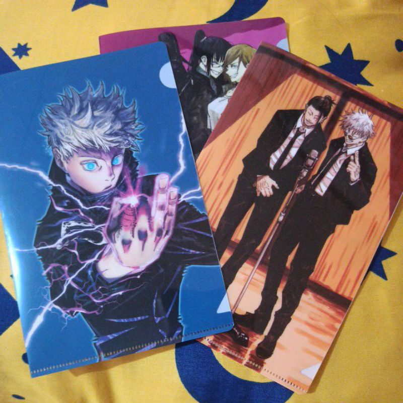 Jual [OFFICIAL] JUJUTSU KAISEN MINI CLEAR FILE (GOJO/MAKI NOBARA/SUGURU ...