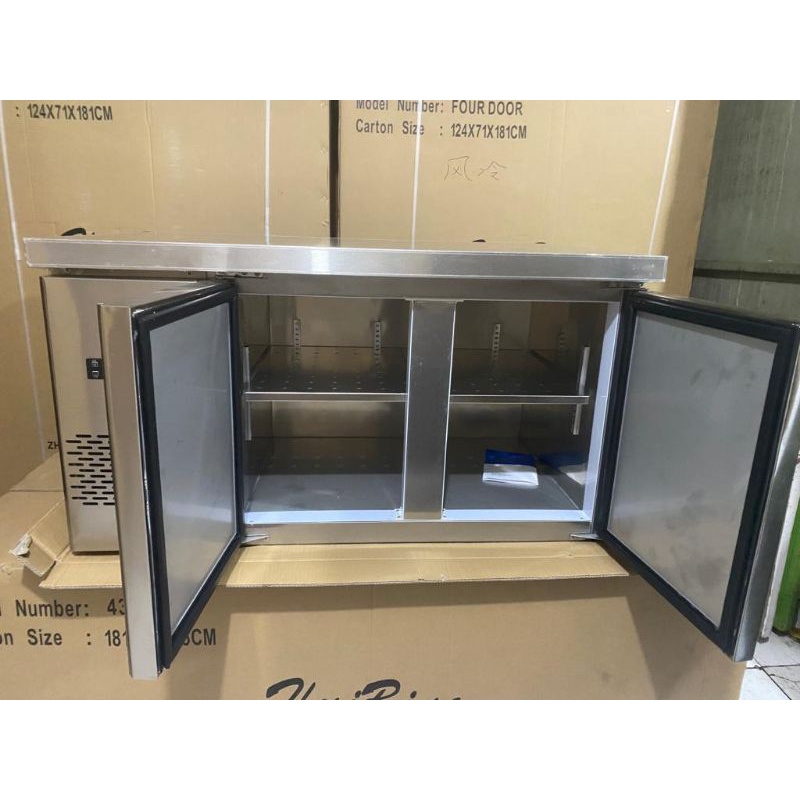 Jual Undercounter chiller 120 rak stainless steel | Shopee Indonesia