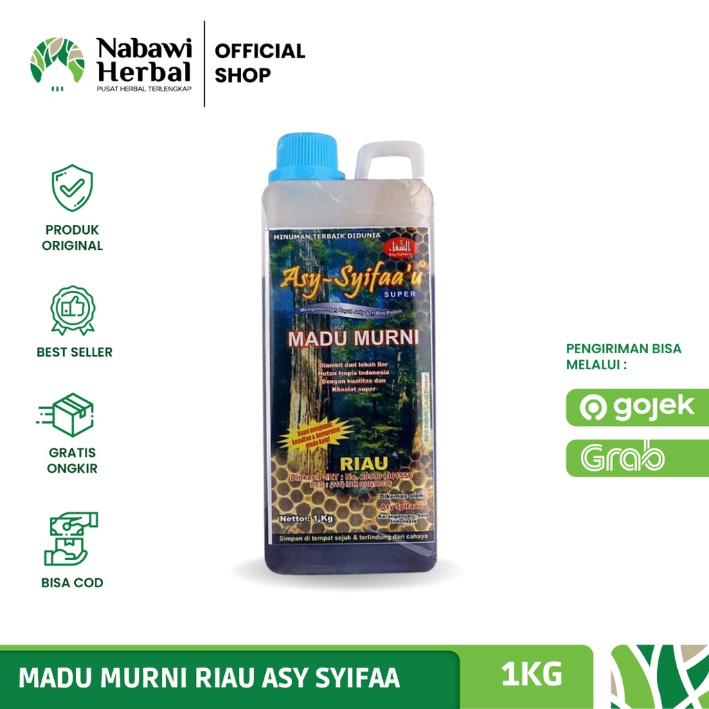 Jual ASY SYIFAAU - Madu Hutan Asy syifaa 1kg Madu Murni 100% | Shopee ...