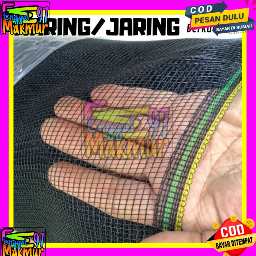 Jual Jaring Waring TL Hitam/ Jaring Pagar Ayam/ Jaring Kandang/Jaring ...