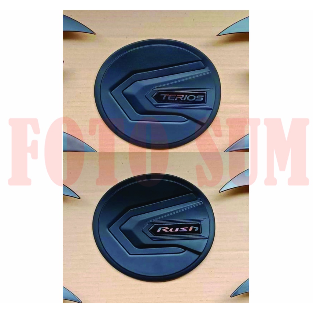 Jual COVER TANGKI MOBIL RUSH TERIOS HITAM 2018 SAMPAI 2025 MODEL CM ...