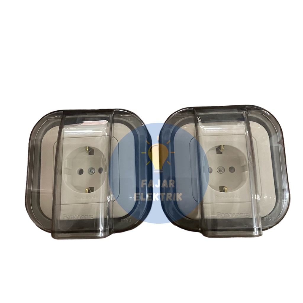 Jual PANASONIC STOP KONTAK NON CP/ CP + COVER WATERPROOF | Shopee Indonesia