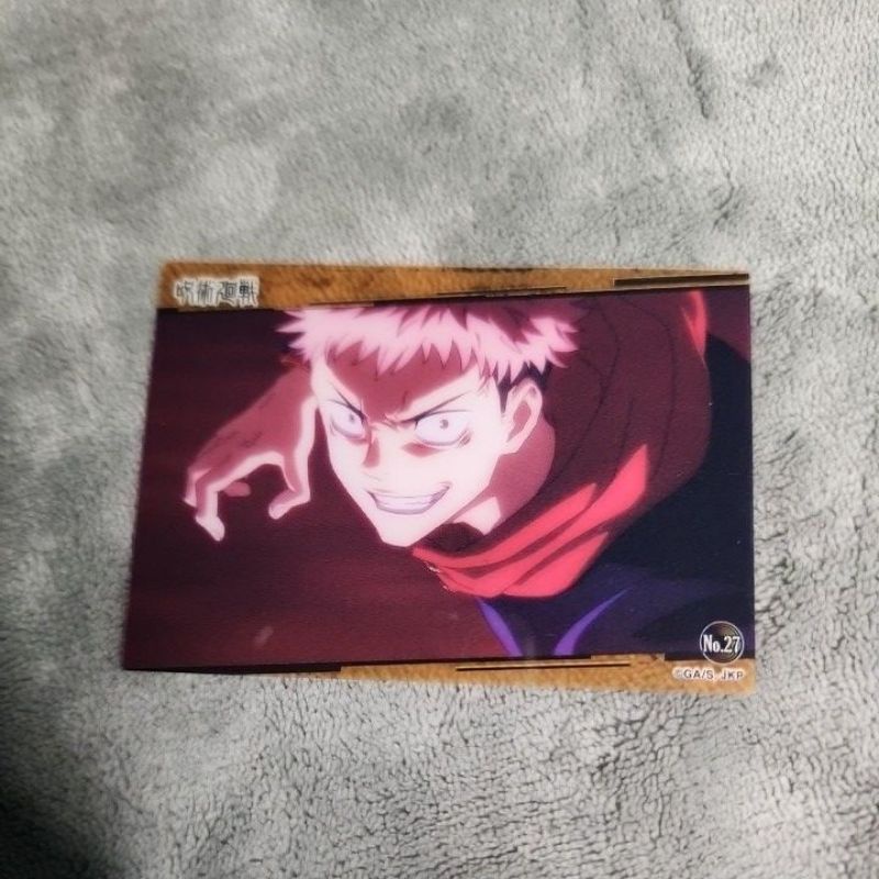 Jual Jujutsu Kaisen - Official Clear Card From Collection Gum Ensky ...