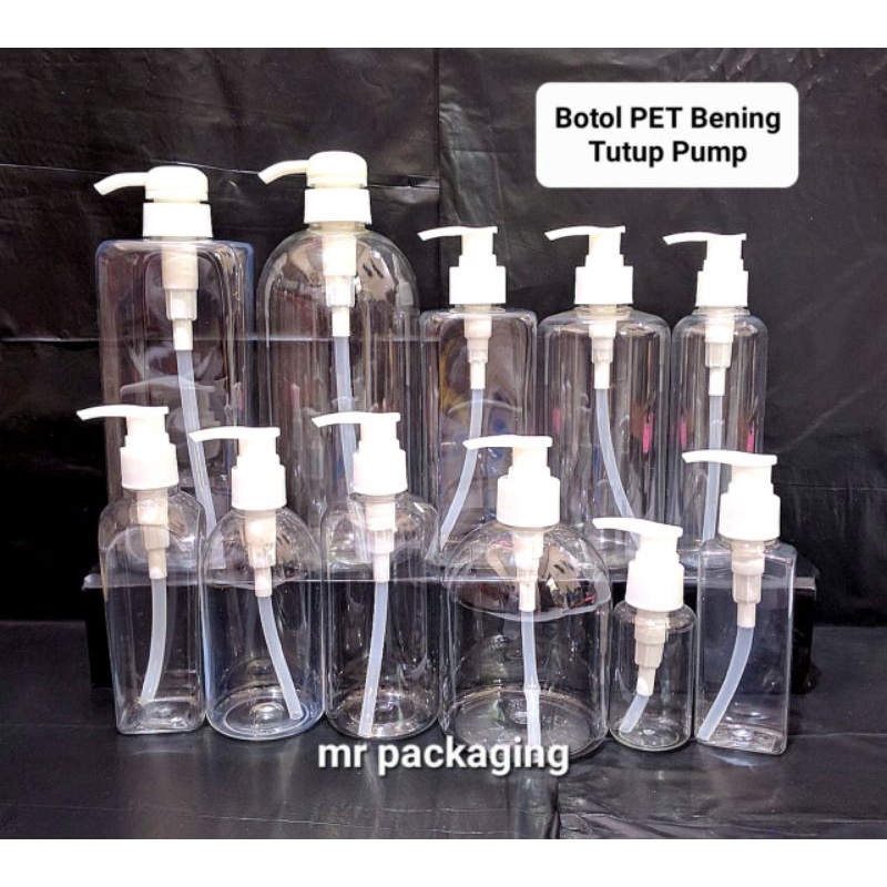 Jual Botol Plastik 1000ml 500ml 250ml 10ml | Wadah Isi Ulang Handsanitizer Sabun gel | Shopee ...