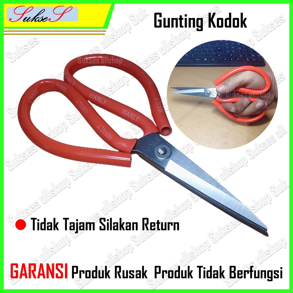 Jual Gunting Kodok 8"/ Gunting Kain / Gunting Karton / Gunting ...