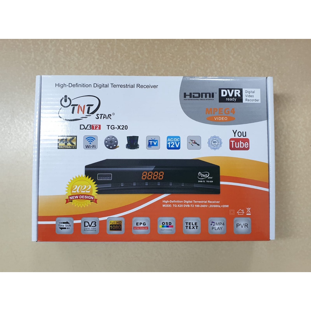 Jual STB DVBT2 TV DIGITAL TNT STAR TG-X20 | Shopee Indonesia
