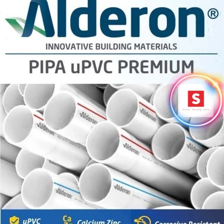 Jual Pipa Air PVC ALDERON Paralon AW TEBAL ( 2 , 2 1/2 , 3 , 4 inch ...