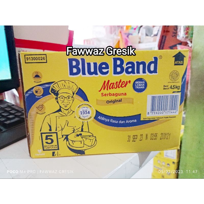 Jual BLUEBAND 4,5Kg MASTER BLUE BAND MASTER 4,5 KG Margarine Original 4 ...