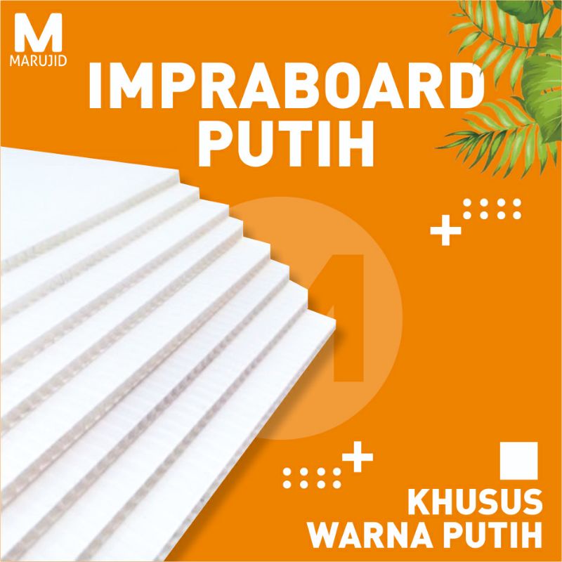 Jual INFRABOARD IMPRABOARD PUTIH (hanya putih) A1 Tebal 5mm 80x60cm | 60x85cm | PP BOARD ...