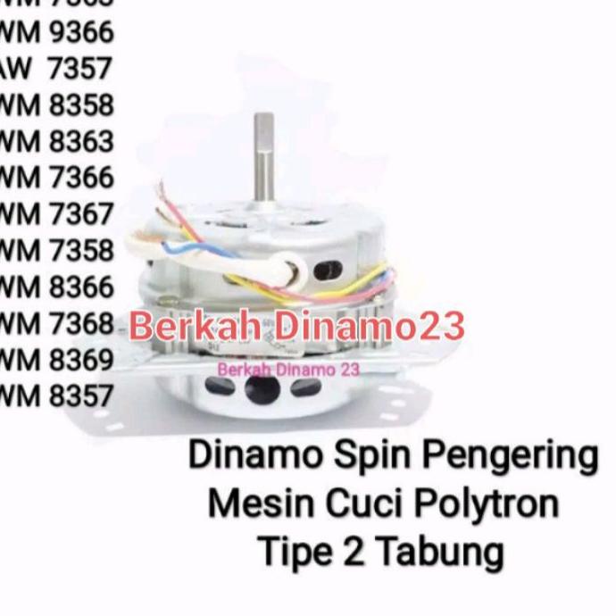 Jual Dinamo Spin Mesin Cuci Polytron 2 Tabung Mesin Pengering | Shopee Indonesia