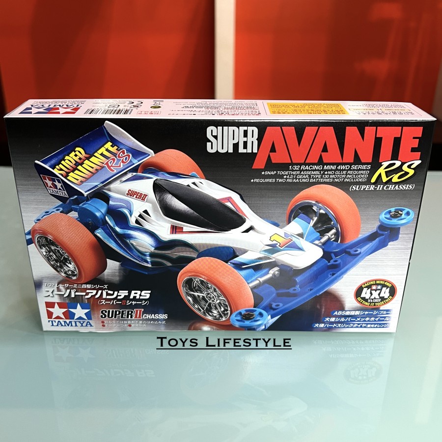 Jual Mainan Rakit Mobil Tamiya Mini 4WD - Super Avante RS (ORIGINAL ...