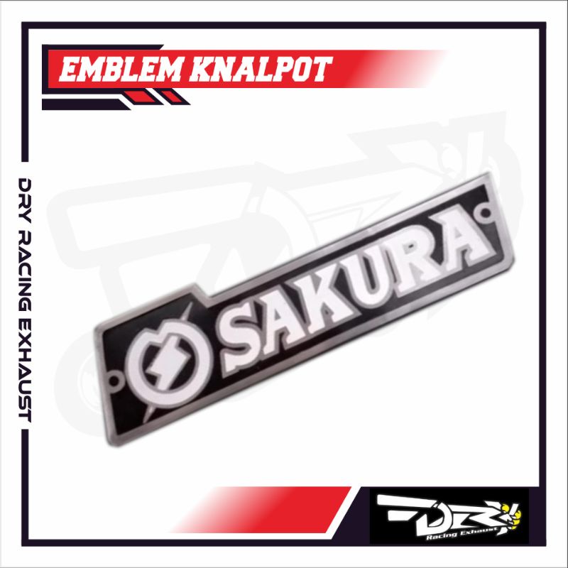 Jual EMBLEM KNALPOT RACING MERK SAKURA | Shopee Indonesia