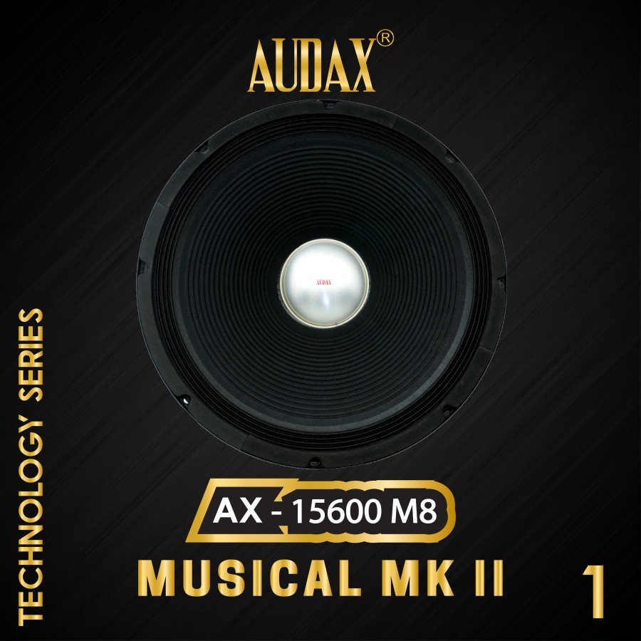 Jual Audax - Speaker Pasif 15" AX-15600 M8 Technology Series Musical ...