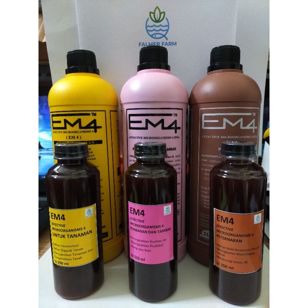 Jual EM4 EM 4 PERTANIAN (KUNING) / PERIKANAN (PINK) / PETERNAKAN ...
