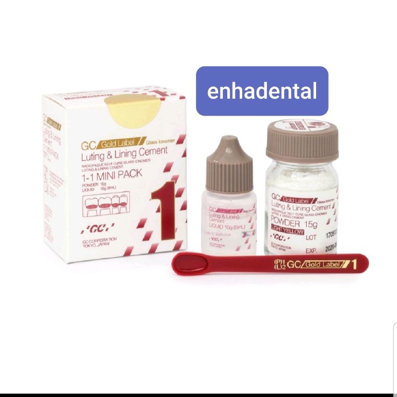Jual GIC Fuji 1 mini pack/mini pack luting cement GC/lem gigi palsu ...