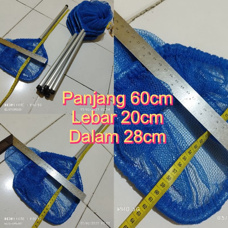 Jual SEROK IKAN Almini Penangkap Ikan Panjang 60cm lebar 20cm kedalaman ...