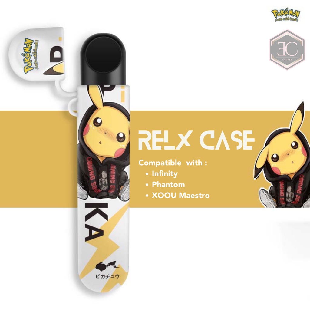 Jual Relx Protective Silicon Case | Casing Relx Model Pikachu Lucu ...