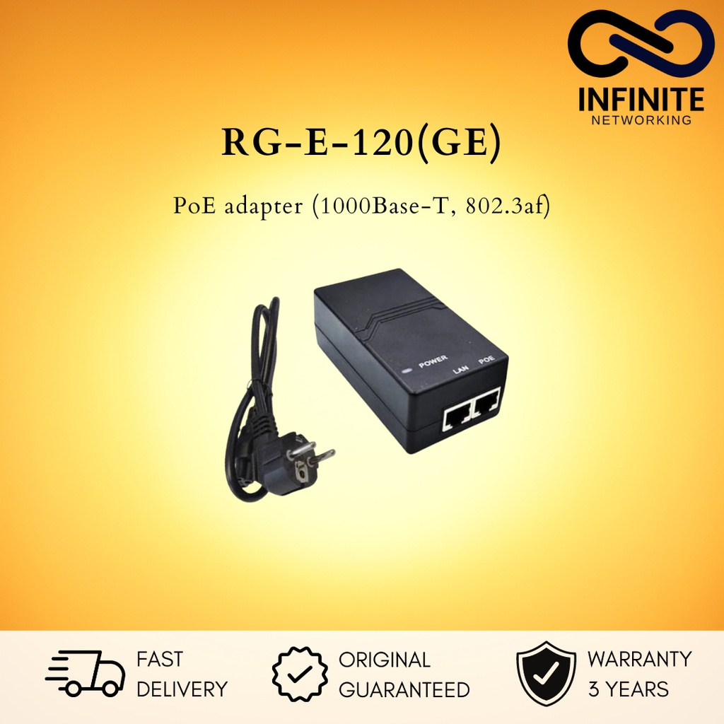 Jual Ruijie Reyee RG-E-120GE POE adaptor | Shopee Indonesia