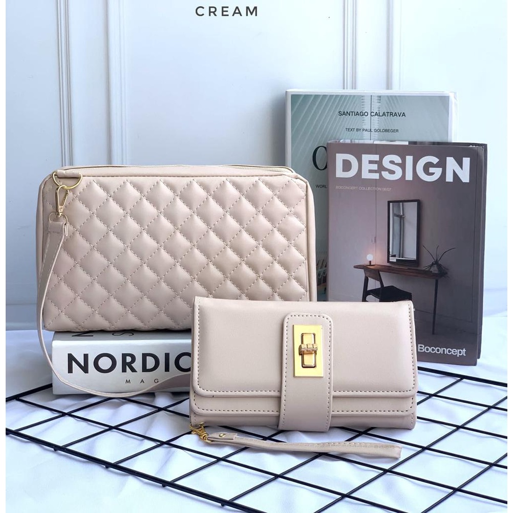 Jual PAKET COUPLE WALLET TASEL DAN CLEVA POLOS | Shopee Indonesia