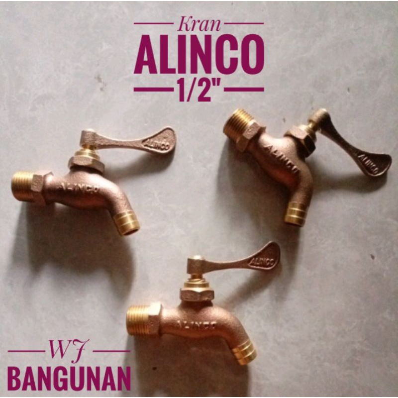 Jual Alinco Kran Keran air kuningan 1/2 inch | Shopee Indonesia