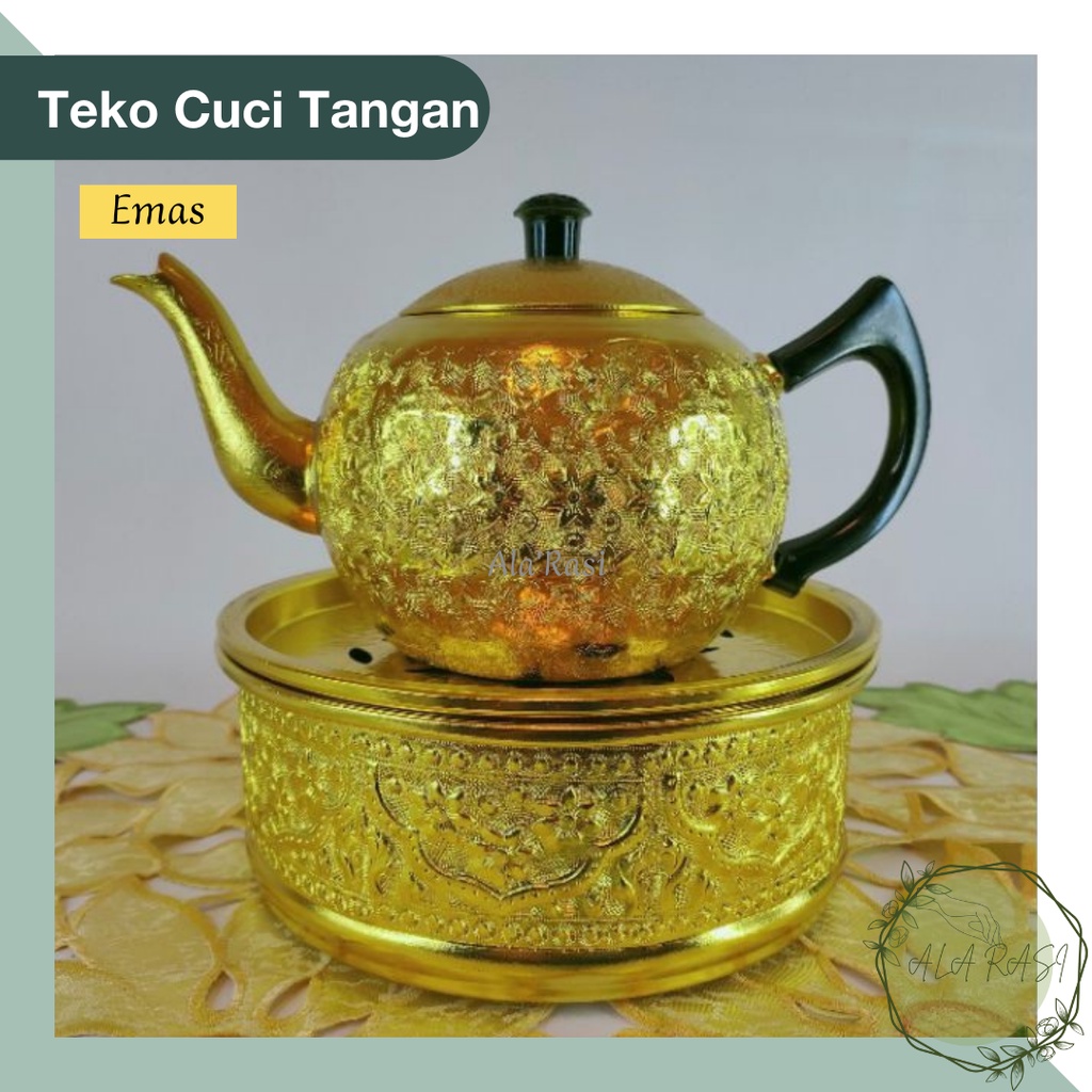 Jual Teko Cuci Tangan Emas dan Silver Khas Arab - ceret tempat cuci ...