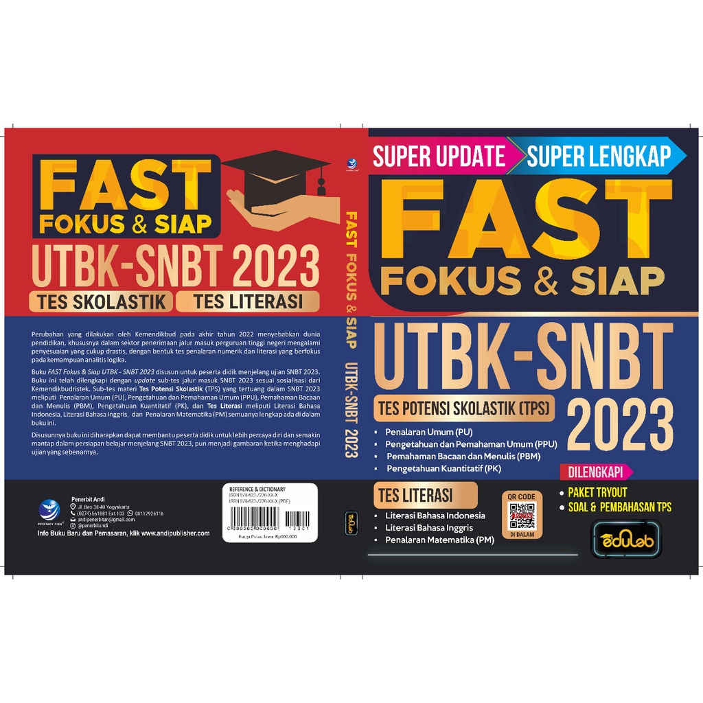 Jual FAST (FOKUS DAN SIAP UTBK-SNBT) 2023 - EDULAB | Shopee Indonesia