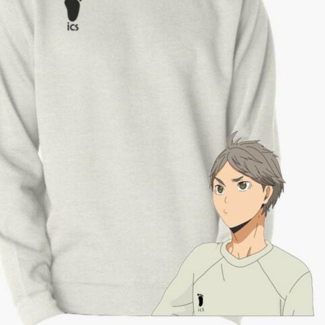 Jual ☟ Basic Sweater Anime Haikyuu !! ICS logo kanan cosplay haikyuu ...