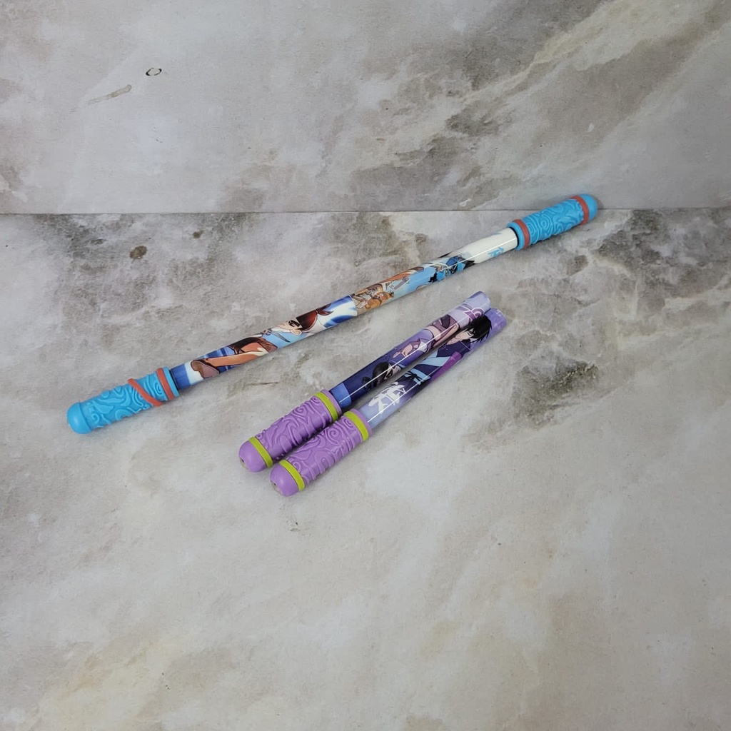 Jual MM Pulpen Spinning LED Original Anime Spinning Pen Light Balance ...