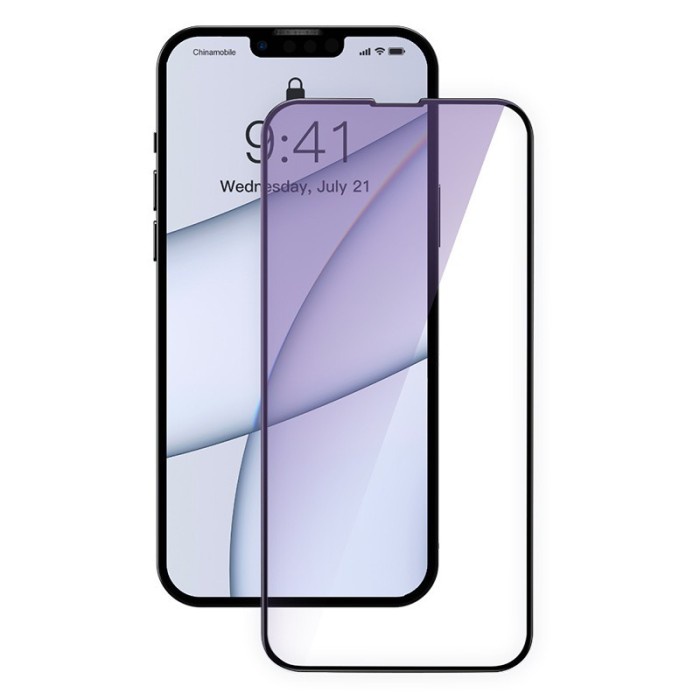 Jual Baseus Anti-blue light Tempered Glass Film For iP 5.4inch ...