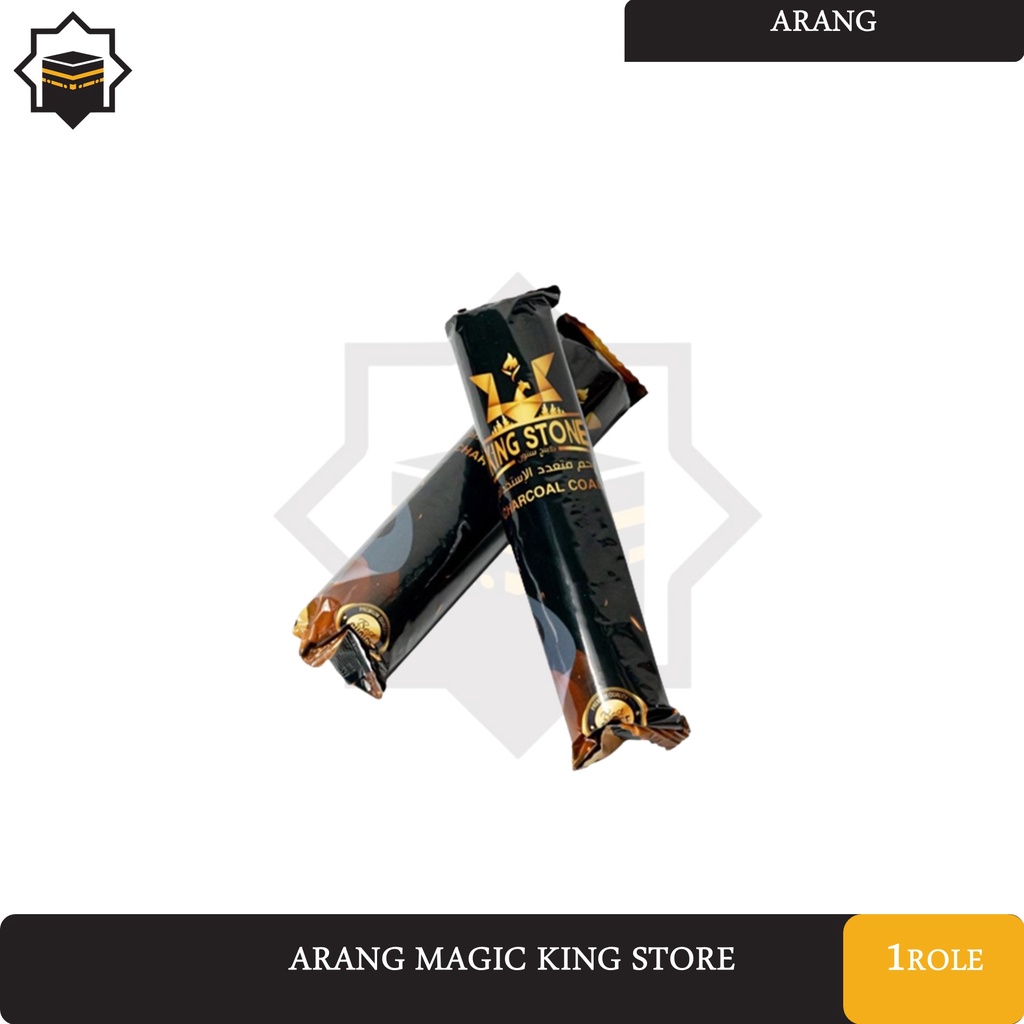 Jual New Arang Magic Roll Kingstone Briket Charcoal Arang untuk Bakar ...