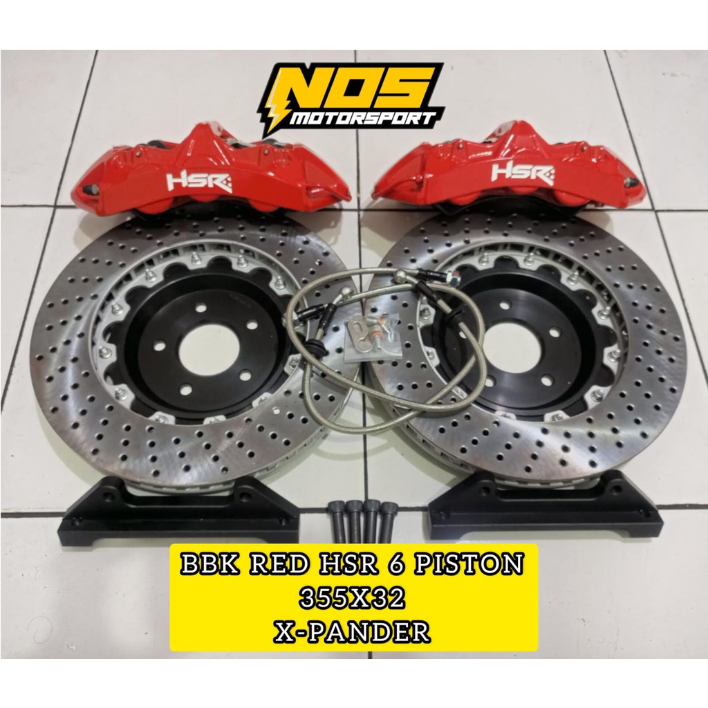Jual BIG BRAEK KIT/REM MODIL XPANDER 2017 6 PISTON UKURAN 355X32 WARNA ...