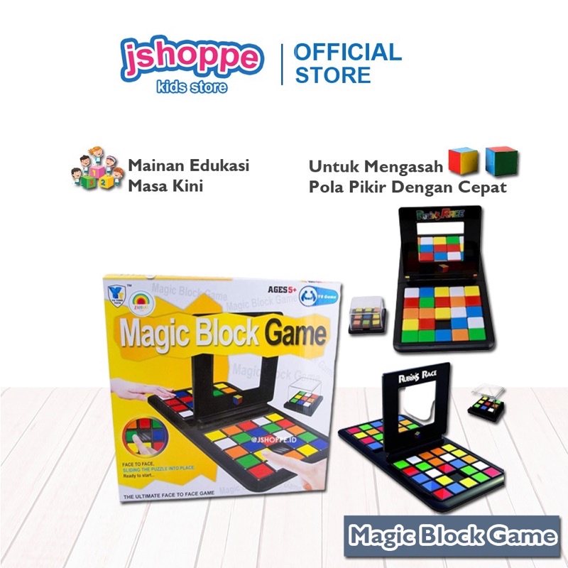 Jual JSHOPPE Magic Block Game / Mainan Rubik / Magic Rubic / Rubik ...