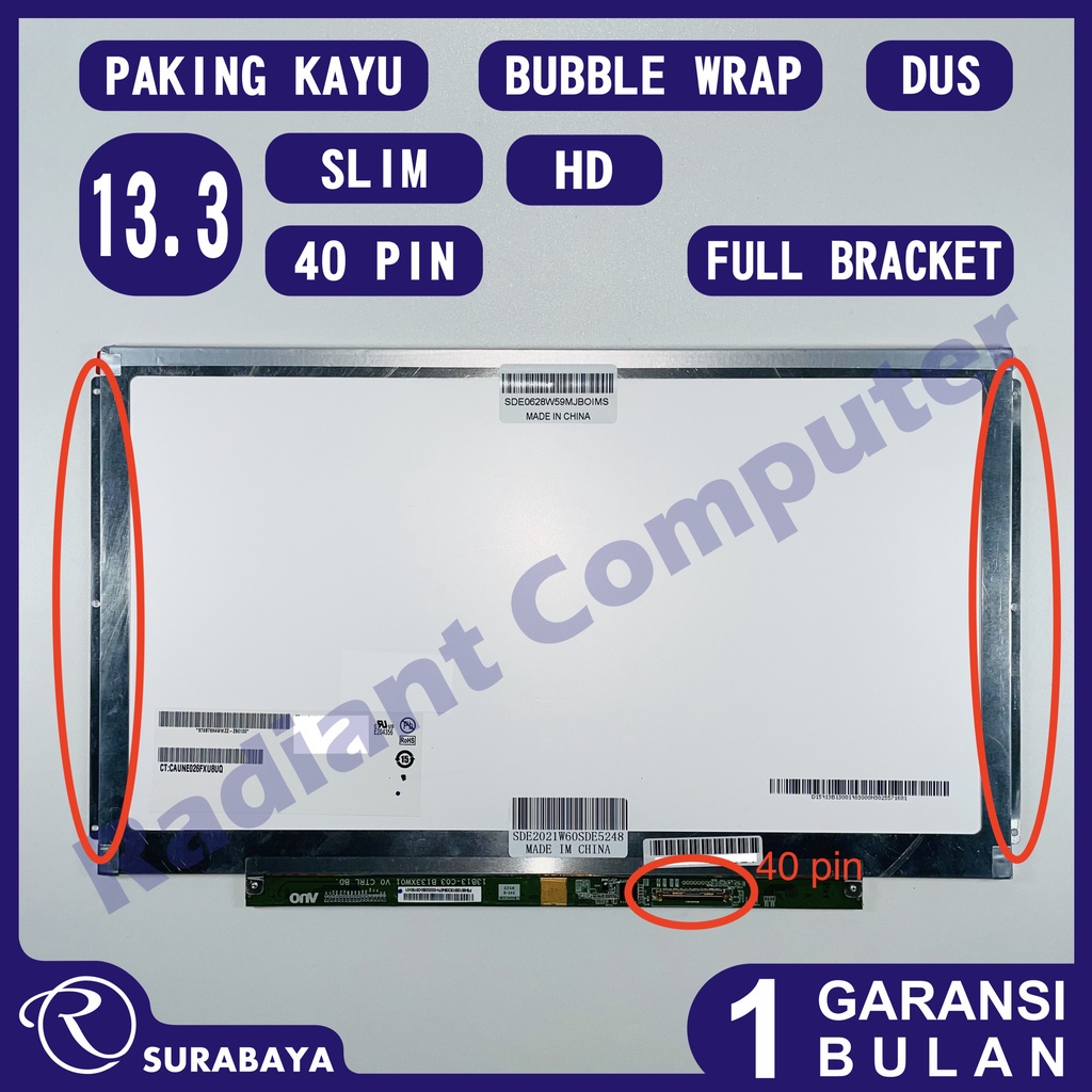 Jual LCD LED Lenovo Ideapad S300 S310 U310 U350 V360 V370 | Shopee Indonesia