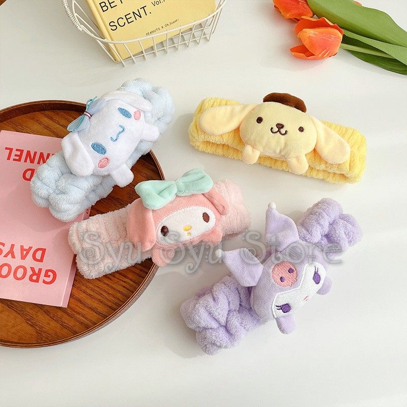 Jual Bandana Headband Bando Ikat Kepala My Melody Kuromi Cinnamoroll ...