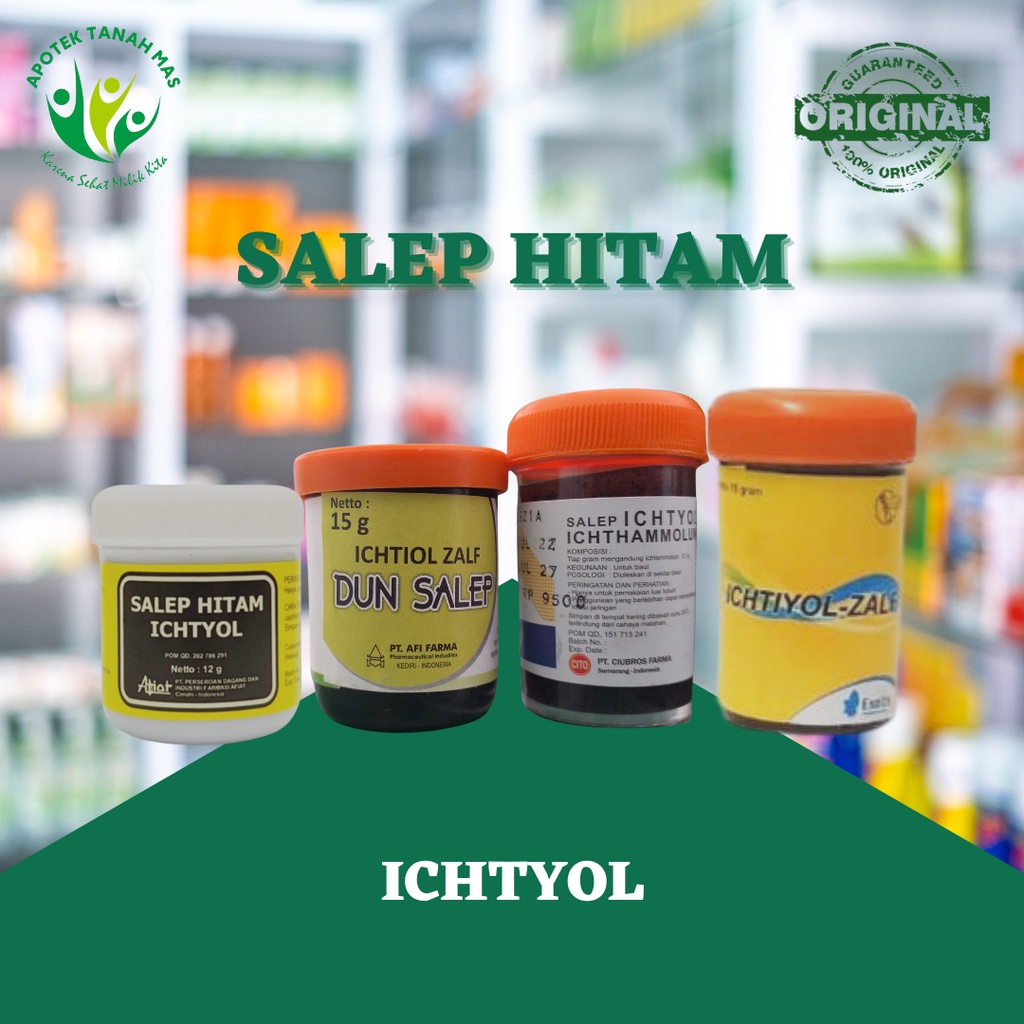 Jual Salep Ichtyol Hitam Ichtiol Zalf Untuk Gatal Bisul | Shopee Indonesia
