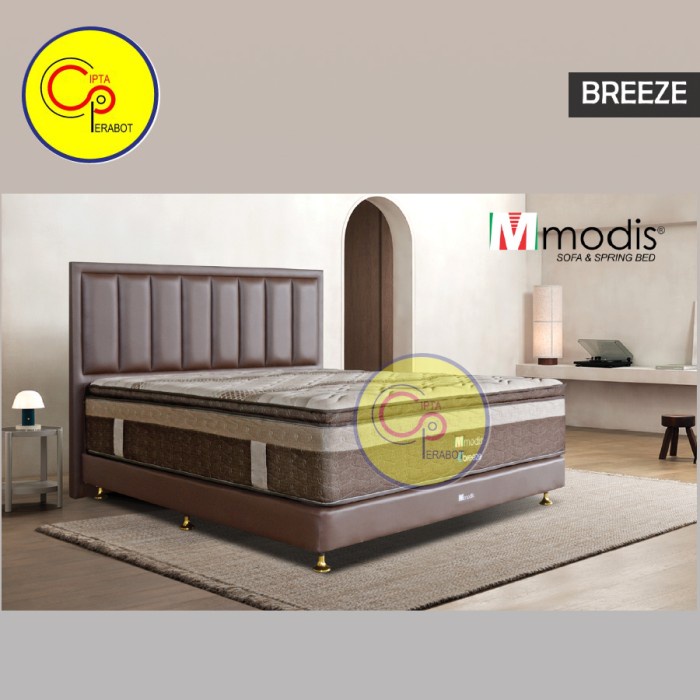 Jual Springbed Kasur Modis Tebal Breeze King Size Tempat Tidur Matras ...