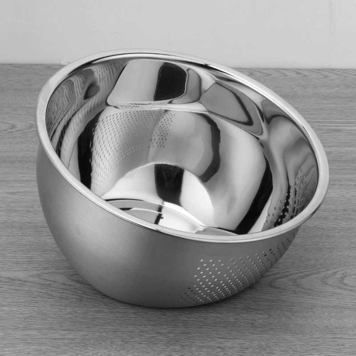 Jual BASKOM SARINGAN PENCUCI BUAH SAYURAN BERAS LUBANG VENTILASI AIR ...