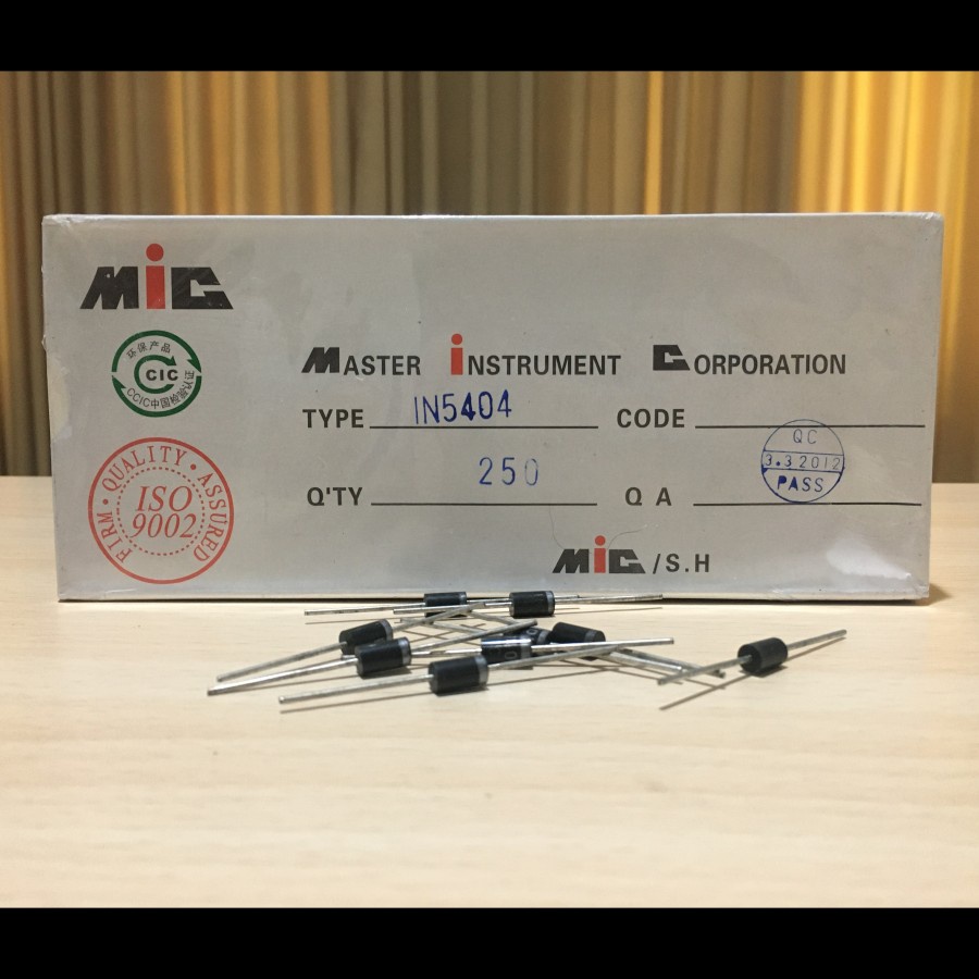 Jual DIODA DIODE RECTIFIER 1N5404 1N 5404 IN5404 IN 5404 3A 400V | Shopee Indonesia